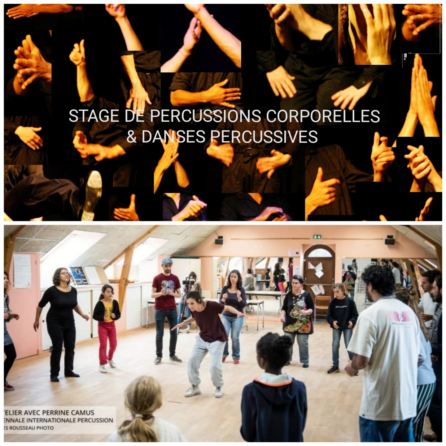 Stages à venir - Percussive Dance and Body Music by Perrine Camus